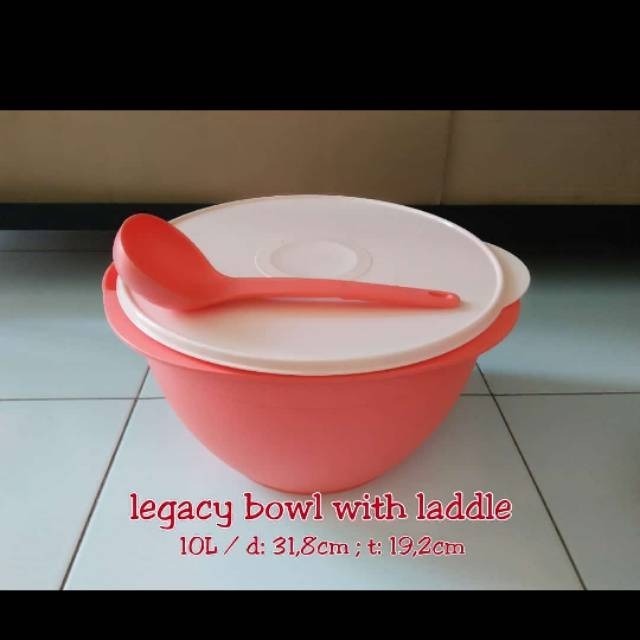 Jual TUPPERWARE Legacy Bowl 10L | Shopee Indonesia