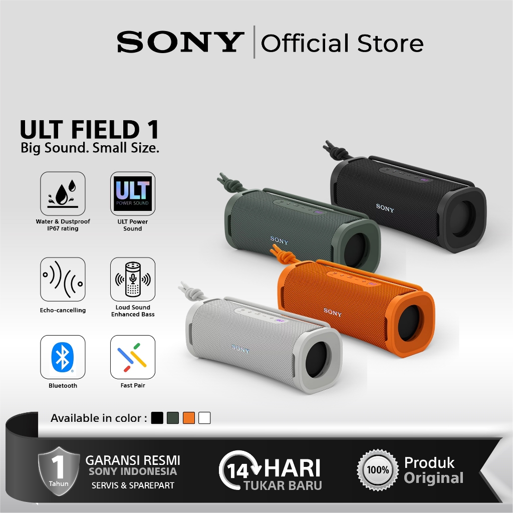 Jual Sony SRS ULT10 ULT FIELD 1 Bluetooth Speaker / SRS-ULT10 XBM / SRS ...