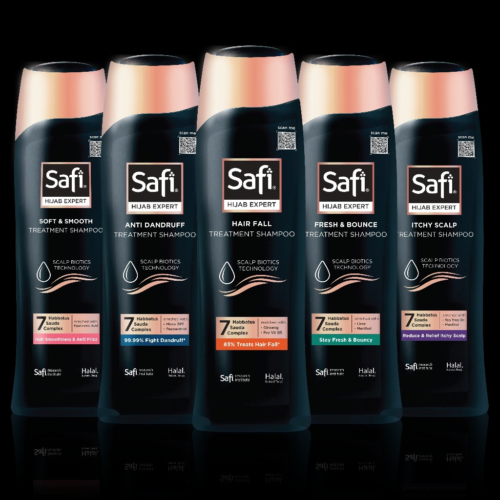 Jual Safi Hijab Xpert Series Shampoo Wanita Berhijab 160ML | Shopee ...