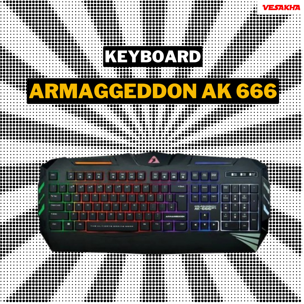 Jual KEYBOARD ARMAGGEDDON AK - 666 | Shopee Indonesia