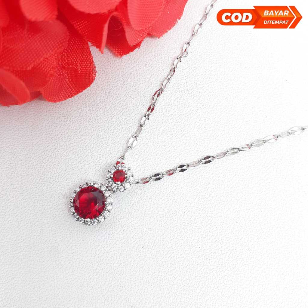 Jual mytitanium-kalung titanium lapis emas vantik wanita dewasa ...