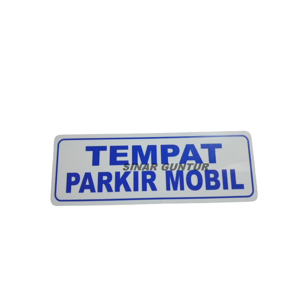 Jual Plat Tempat Parkir Mobil 40x14cm | Shopee Indonesia
