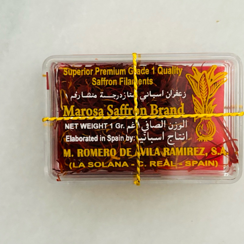 Jual Marosa saffron brand 1gr, superior premium grade 1 quality saffron ...