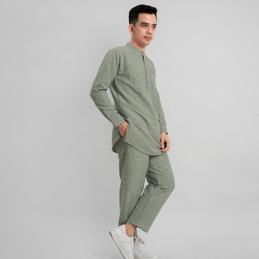 Jual KATSAE - HAZMY Baju Koko Pria Dewasa Kemeja Koko Pria One SET ...