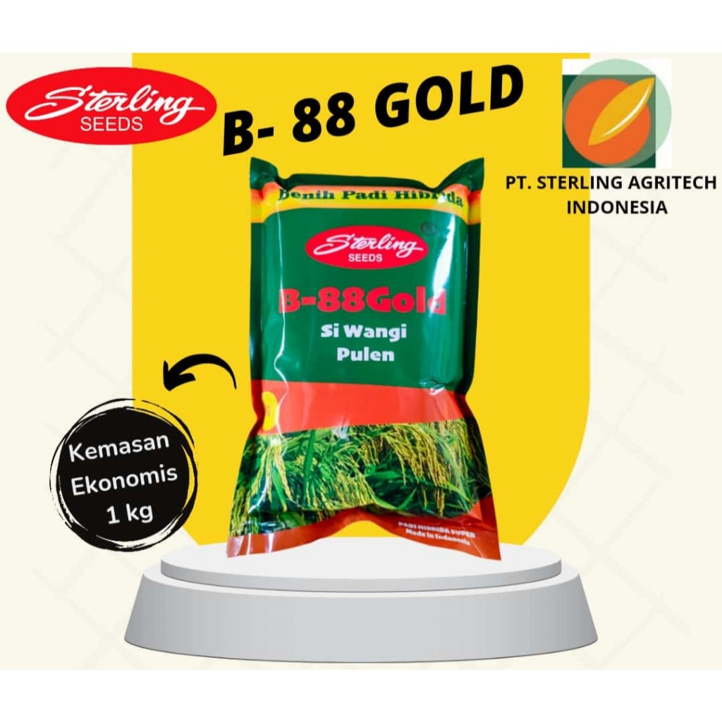 Jual Benih Padi Hibrida Sterling B-88 Gold 1 kg | Shopee Indonesia