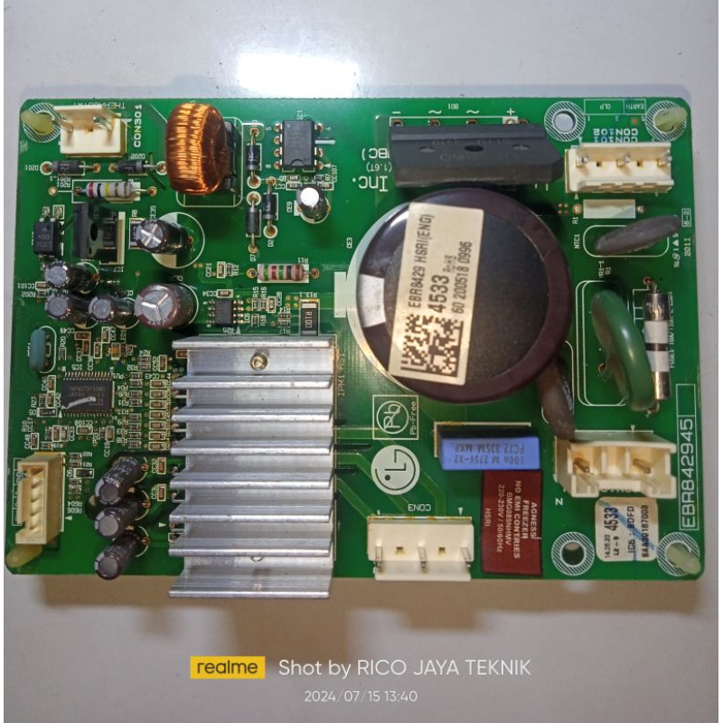 Jual Modul Frezzer LG Inverter 6 Rak Original EBR8429 Modul PCB Frezzer ...