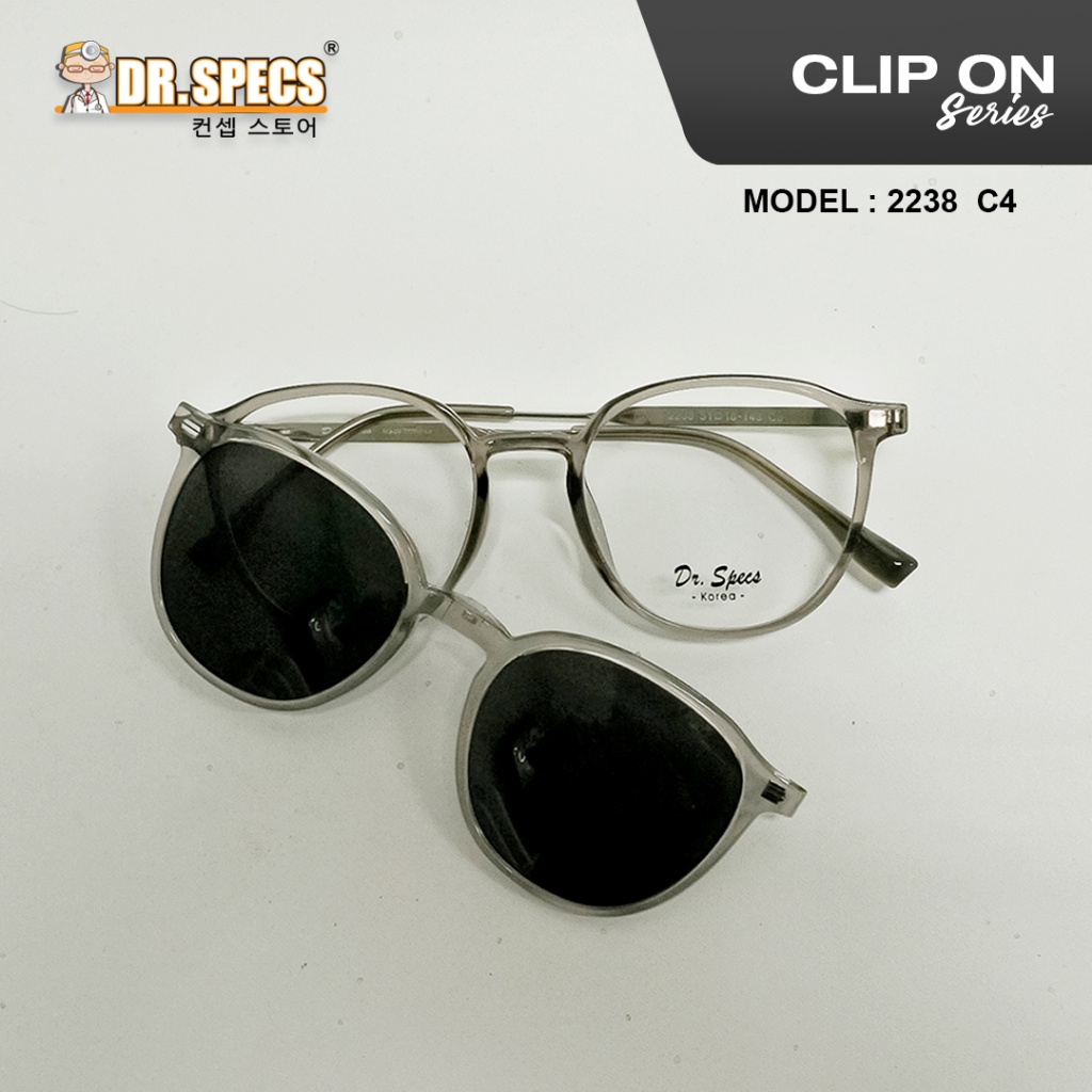 Jual Dr Specs Frame Clip On Series (2238-C4) | Shopee Indonesia