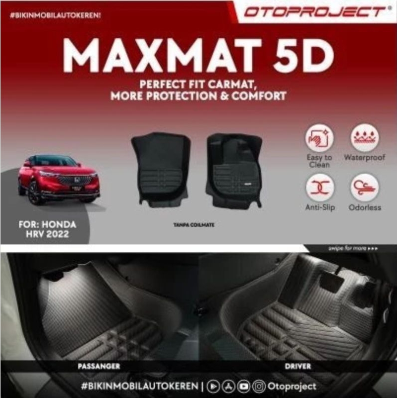 Jual Otoproject - Karpet Mobil / Maxmat 5D Premium 2 Baris Black All ...