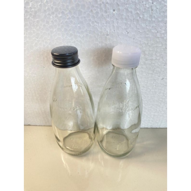 Jual Botol kaca 250ml / Botol bulat / botol rootbear / botol madu ...