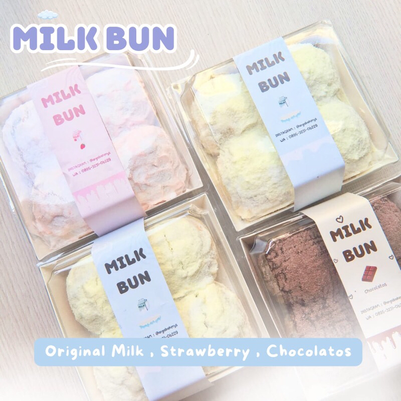 Jual ROTI MILK BUN THAI | JAPANESE BUN ROTI ESKRIM | Shopee Indonesia
