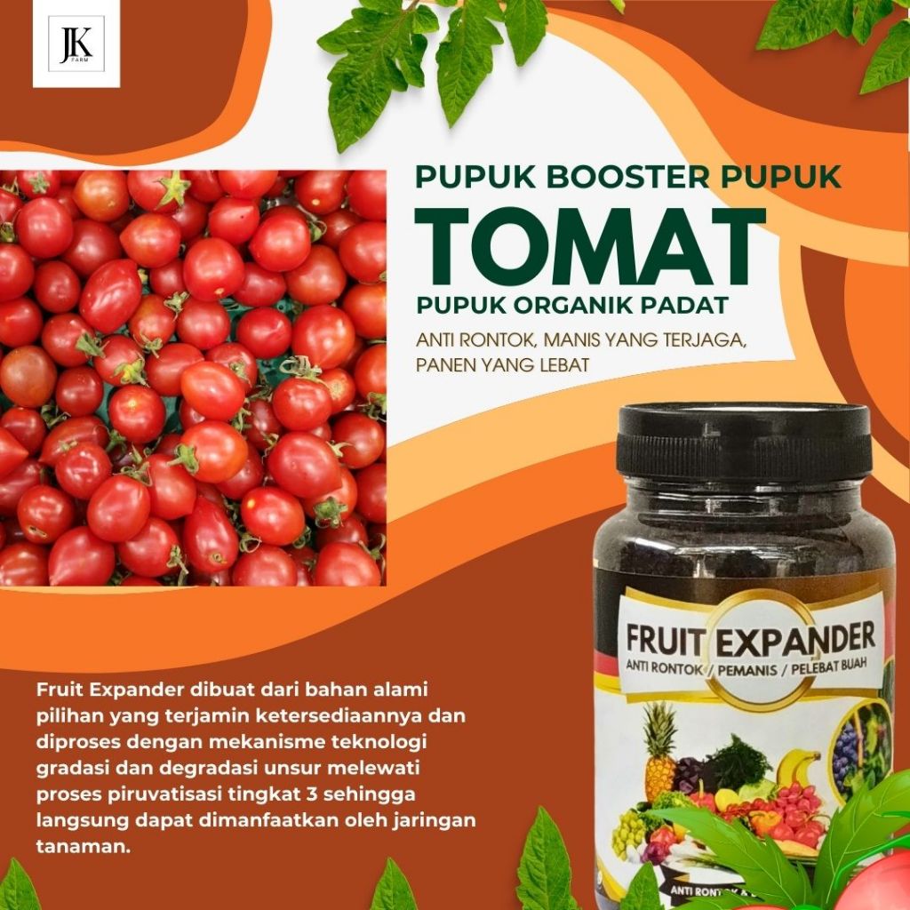 Jual Pupuk Tomat Pelebat Buah, Pupuk Pembesar Buah Tomat, Pupuk Buah Super Lebat Tomat FRUIT EX ...