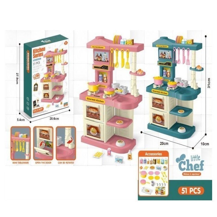 Jual Cooking Set Mainan Dapur Anak Kitchen Set Masak masakan mainan ...