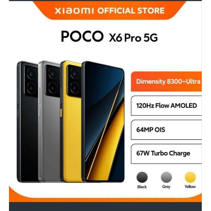 Jual poco x6 pro 5G 12/512 | Shopee Indonesia