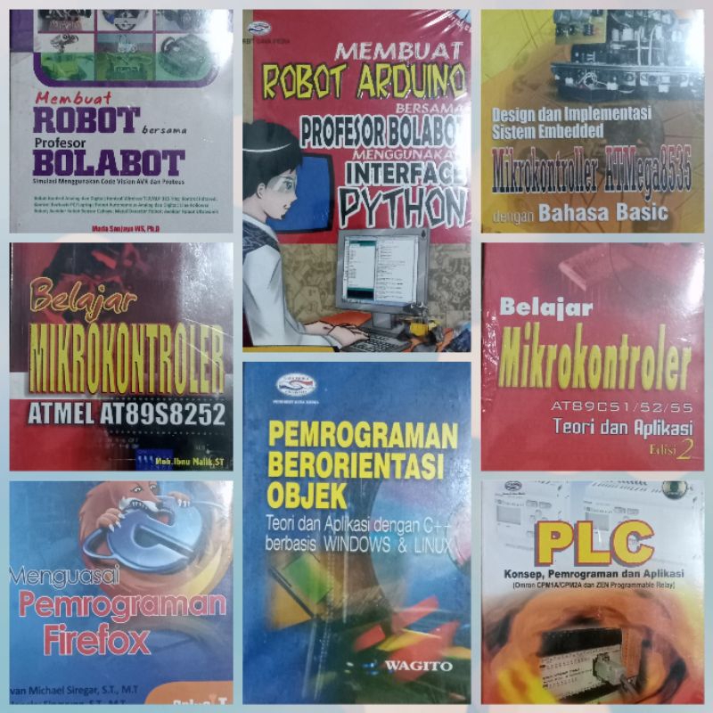 Jual Buku programer membuat robot arduino bersama bolabot menggunakan interface python,code ...