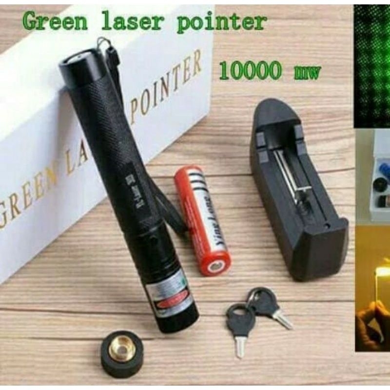 Jual GREEN LASER POINTER 303 ORIGINAL HIJAU BERKUALITAS PRESENTASI RECHARGEABLE HIGH QUALITY ...