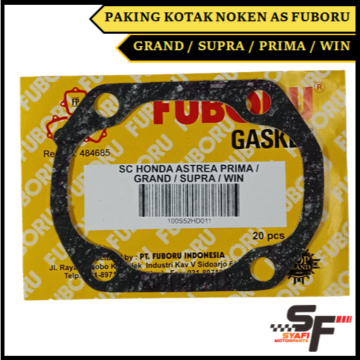 Jual PAKING NOKEN AS KOTAK PRIMA / GRAND / SUPRA / WIN PERPAK GASKET ...