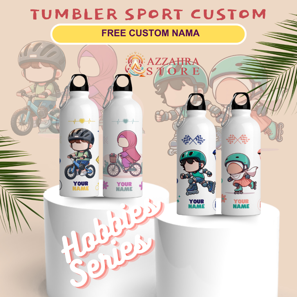 Jual Botol Tumbler Custom Gift Sablon Souvenir + Box Hobbies Series ...