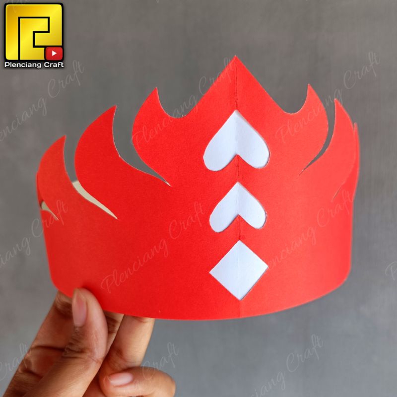 Jual (Lampung) Mahkota Merah Putih Handmade hiasan kepala karnaval ...