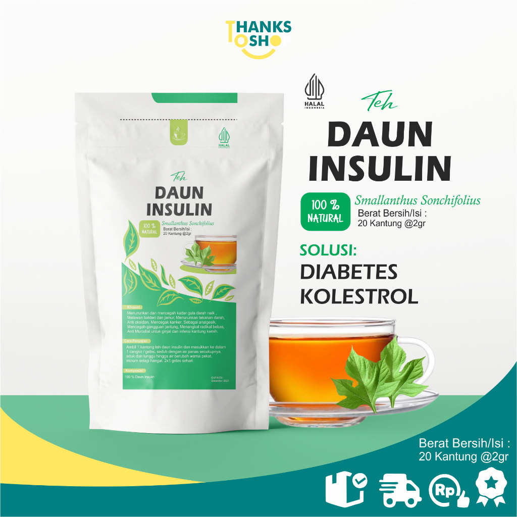 Jual INSULIN / TEH DAUN INSULIN / TEH INSULIN DIABETES / DAUN INSULIN ...