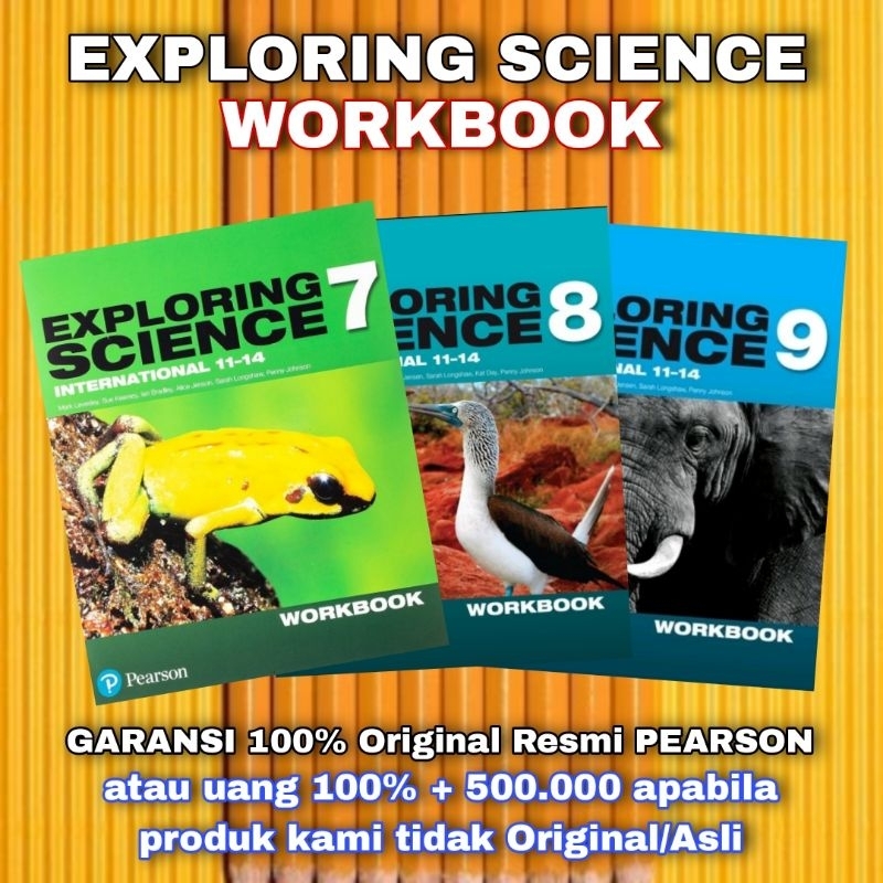Jual EXPLORING SCIENCE Pearson WORK BOOK Level 7 8 9 International 11 - 14 | Shopee Indonesia