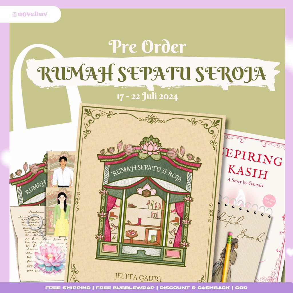 Jual Buku Novel Rumah Sepatu Seroja By Jelita Gauri - Novel Romansa ...