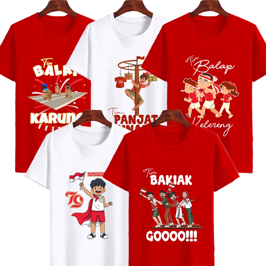 Jual Kaos Kemerdekaan Indonesia 17 Agustus Pria Wanita Unisex Couple ...