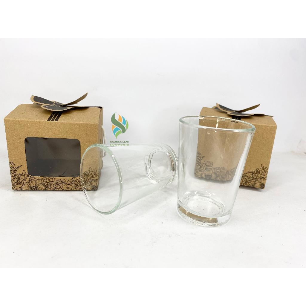 Jual Souvenir Gelas Cangkir Jamu Tumbler Minum Mug Kaca Kecil Cup Kaca ...