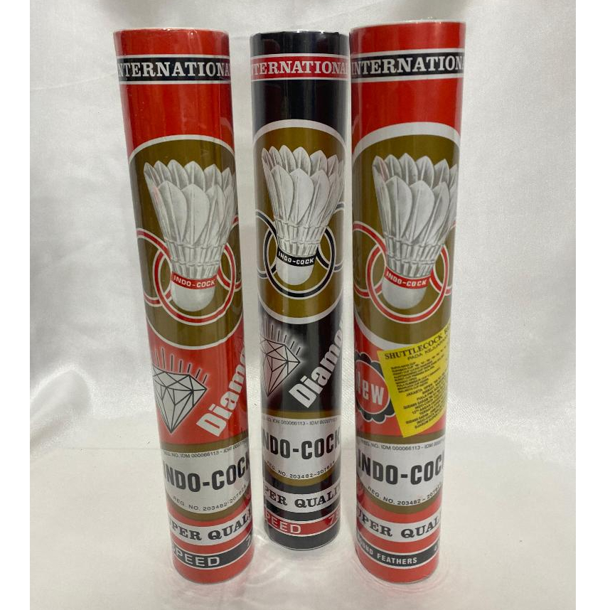 Jual Shuttlecock INDOCOCK COCK INDOCOCK HITAM MURAH MAKASSAR / MERAH ...