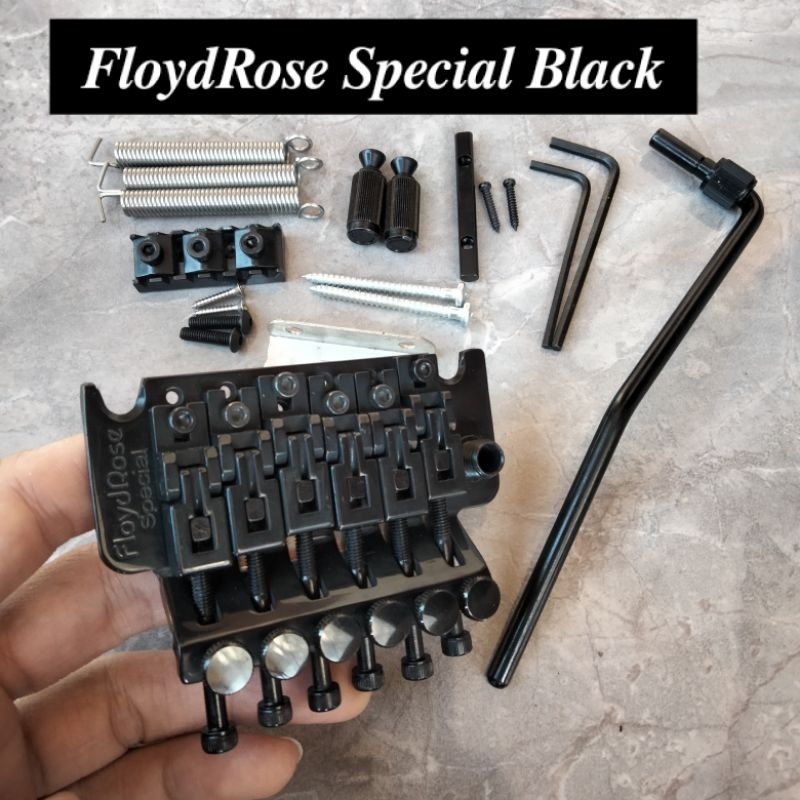 Jual Tremolo floydrose special original black tremolo floyd rose ...