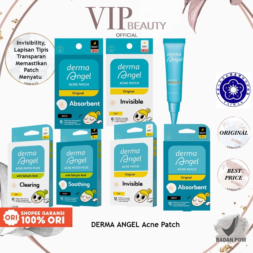 Jual DERMA ANGEL Acne Patch | Gel | Salicylic Acid - Plester Jerawat ...