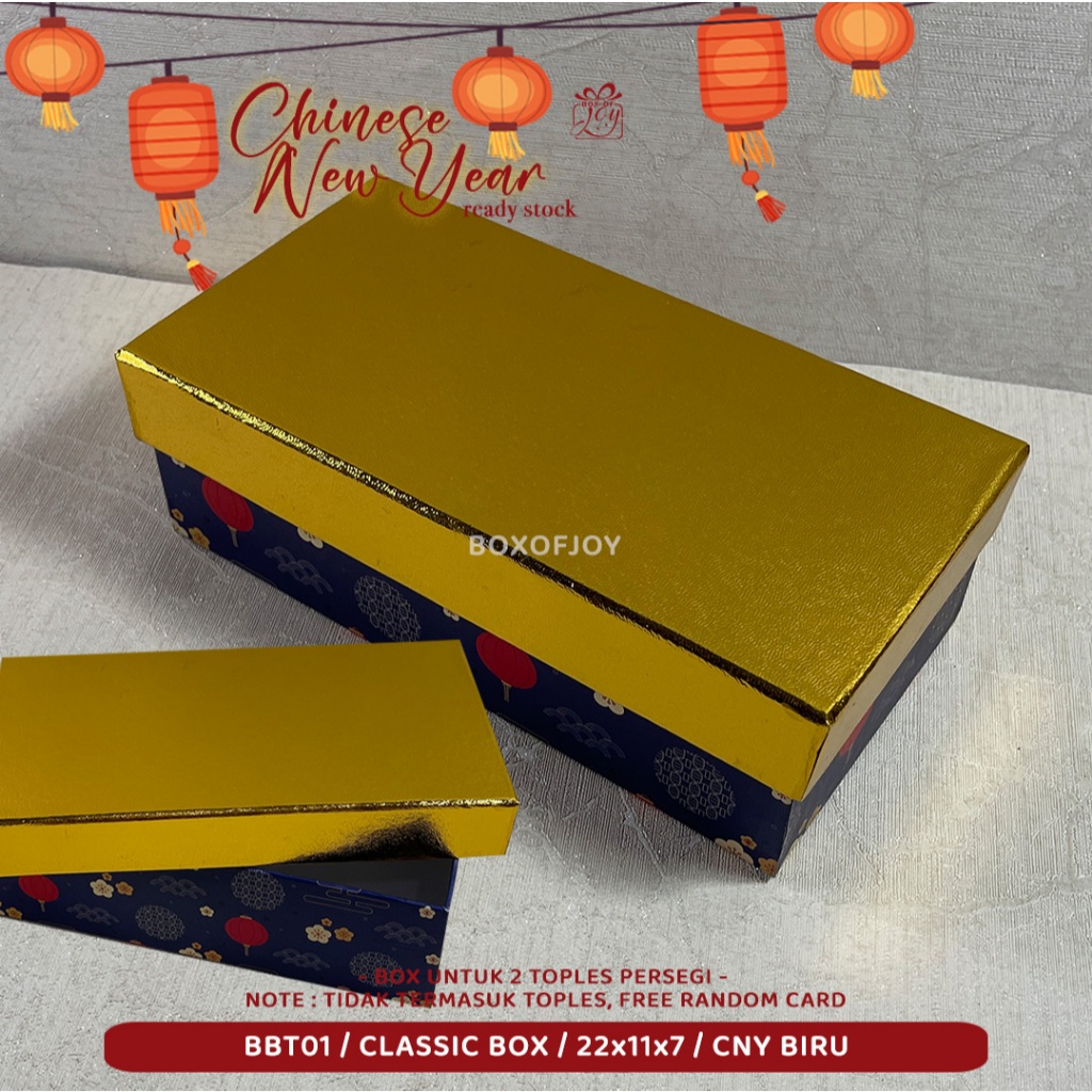 Jual CNY BOX / BBT01 _ CLASSIC BOX _ 22x11x7 | Shopee Indonesia