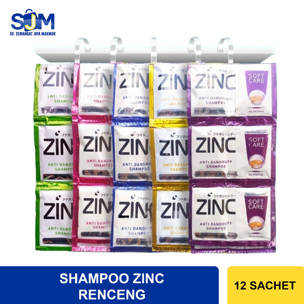 Jual Shampoo Zinc Sachet Renceng / Shampoo Zinc Renteng isi 12 (24pcs ...
