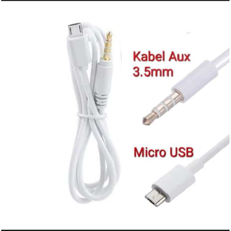 Jual Kabel Jack Audio 3,5mm to micro Record audio live streaming for ...