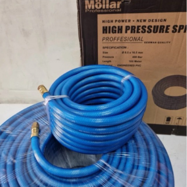 Jual SELANG KOMPRESOR HIGH PRESSURE 10M 7LAYER MAX PRESSURE 400 BAR ...