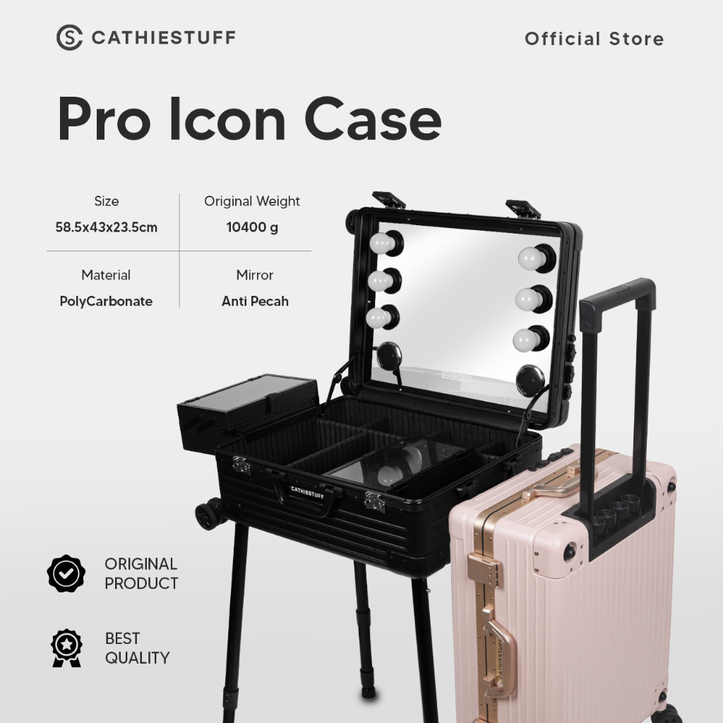 Jual Cathiestuff Pro Icon Case | Koper Makeup MUA | Beauty Case | Koper ...