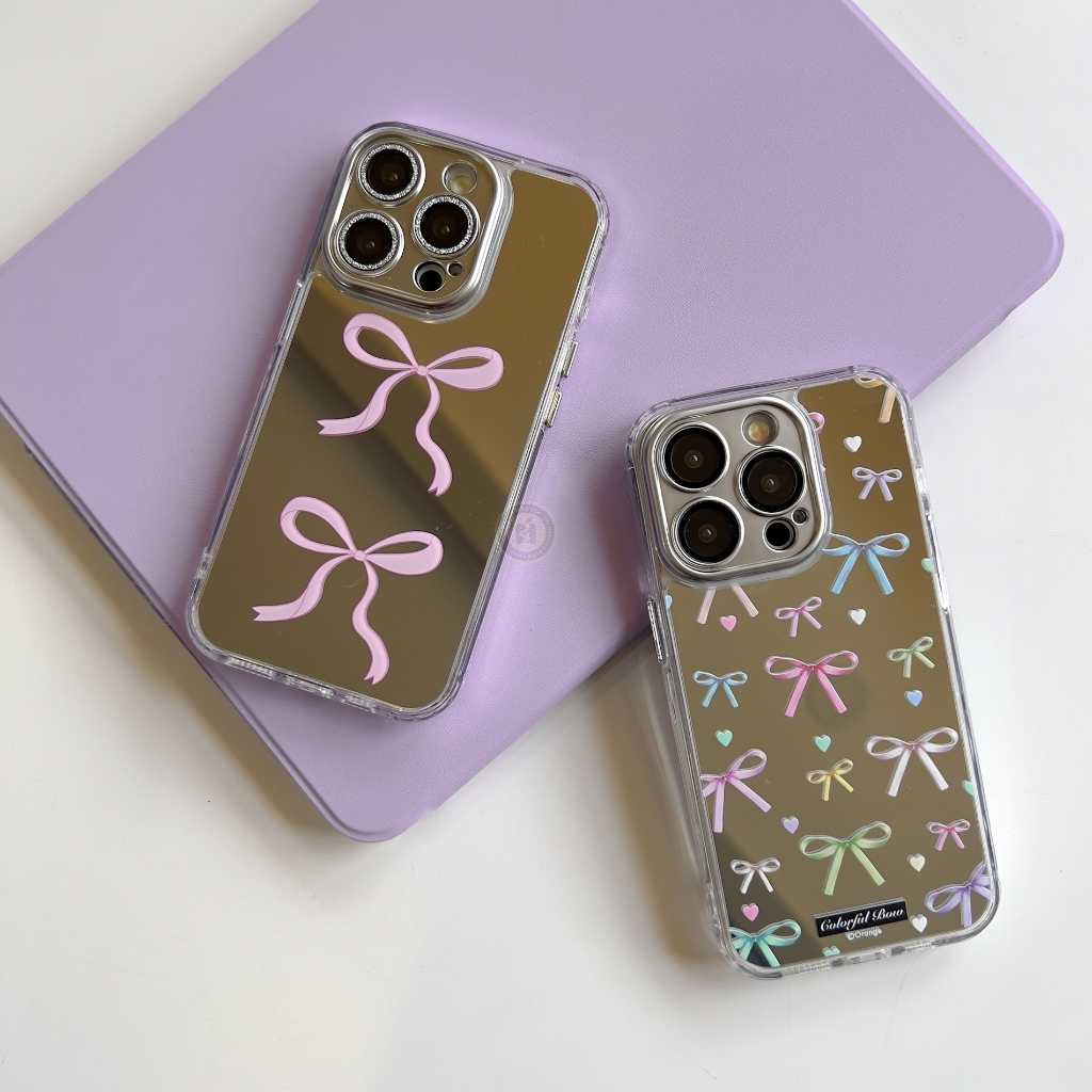 Jual SILVER MIRROR RIBBON CAMPRO CASE IPHONE 12 13 14 15 PRO MAX ...