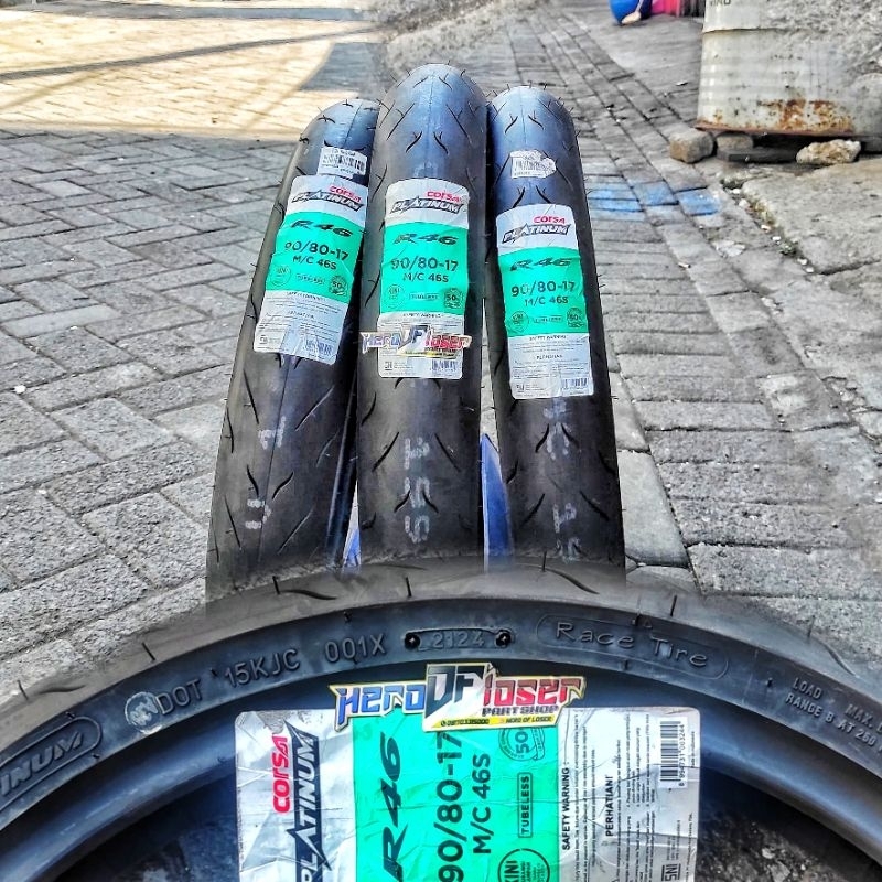Jual Ban Corsa R46 90 80 17 thn pembuatan 2024 Harga satuan Soft ...