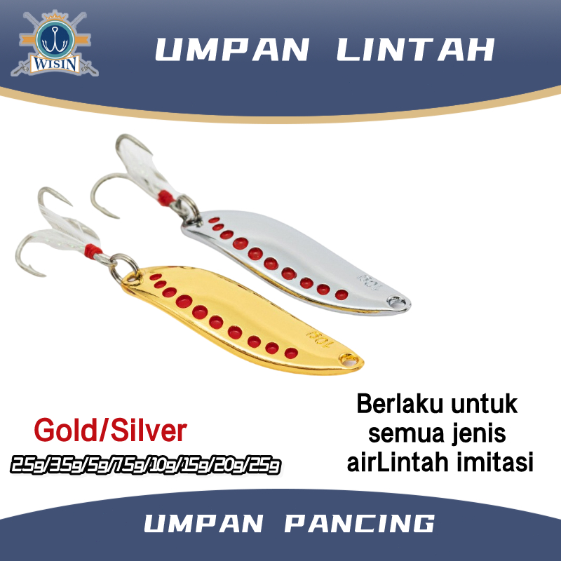 Jual WISIN OFFICE Umpan Pancing Spoon Lintah yang Mendesis lure soft 2 ...