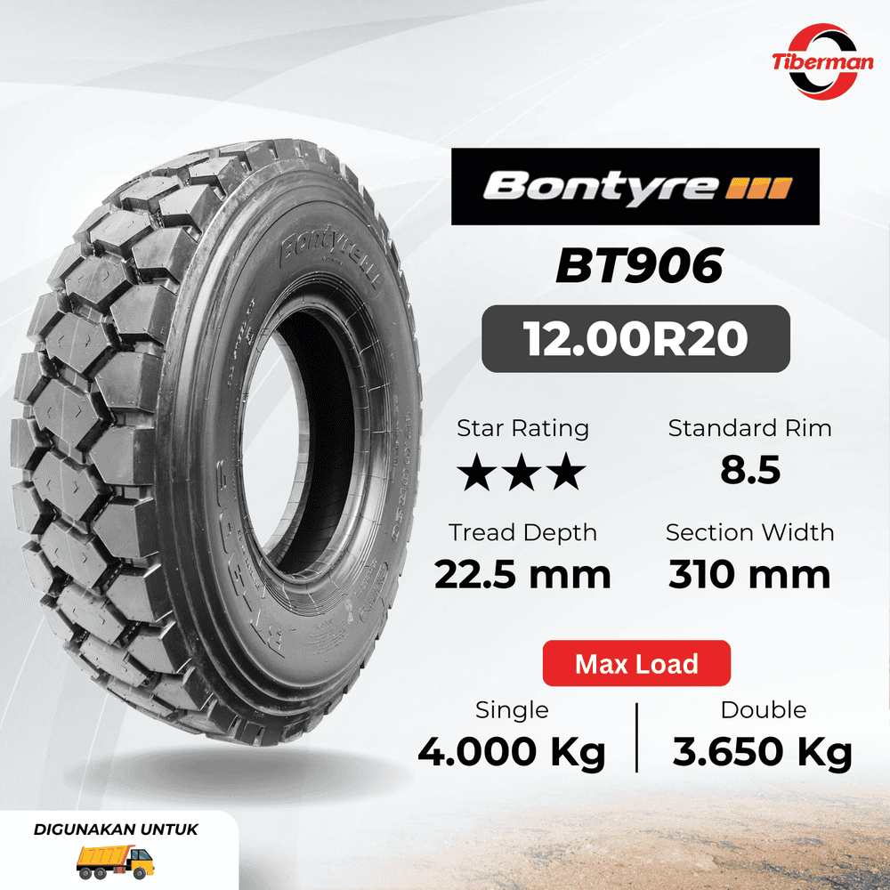 Jual Ban Truk Bontyre 1200R20 *** BT906 | Shopee Indonesia