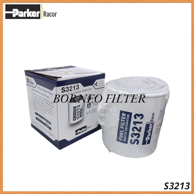Jual S3213 Parker Racor Genuine Marine Gasoline Fuel Filter Water ...