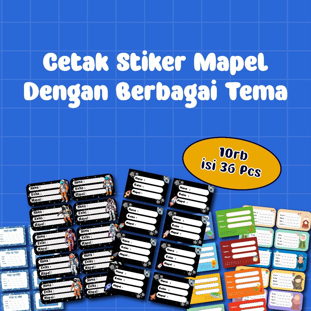 Jual Stiker Mapel - Stiker Mata Pelajaran | Shopee Indonesia