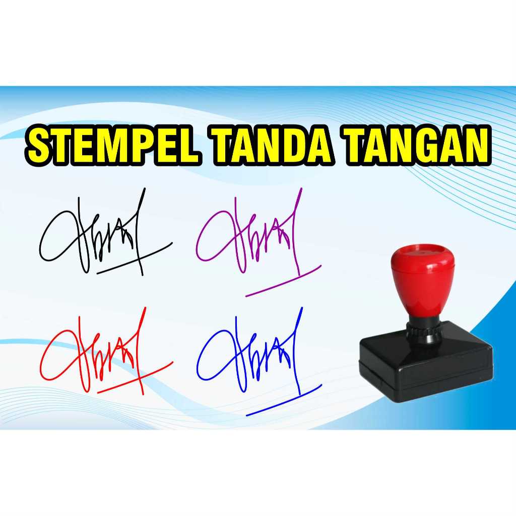 Jual Stempel Tanda Tangan | Shopee Indonesia