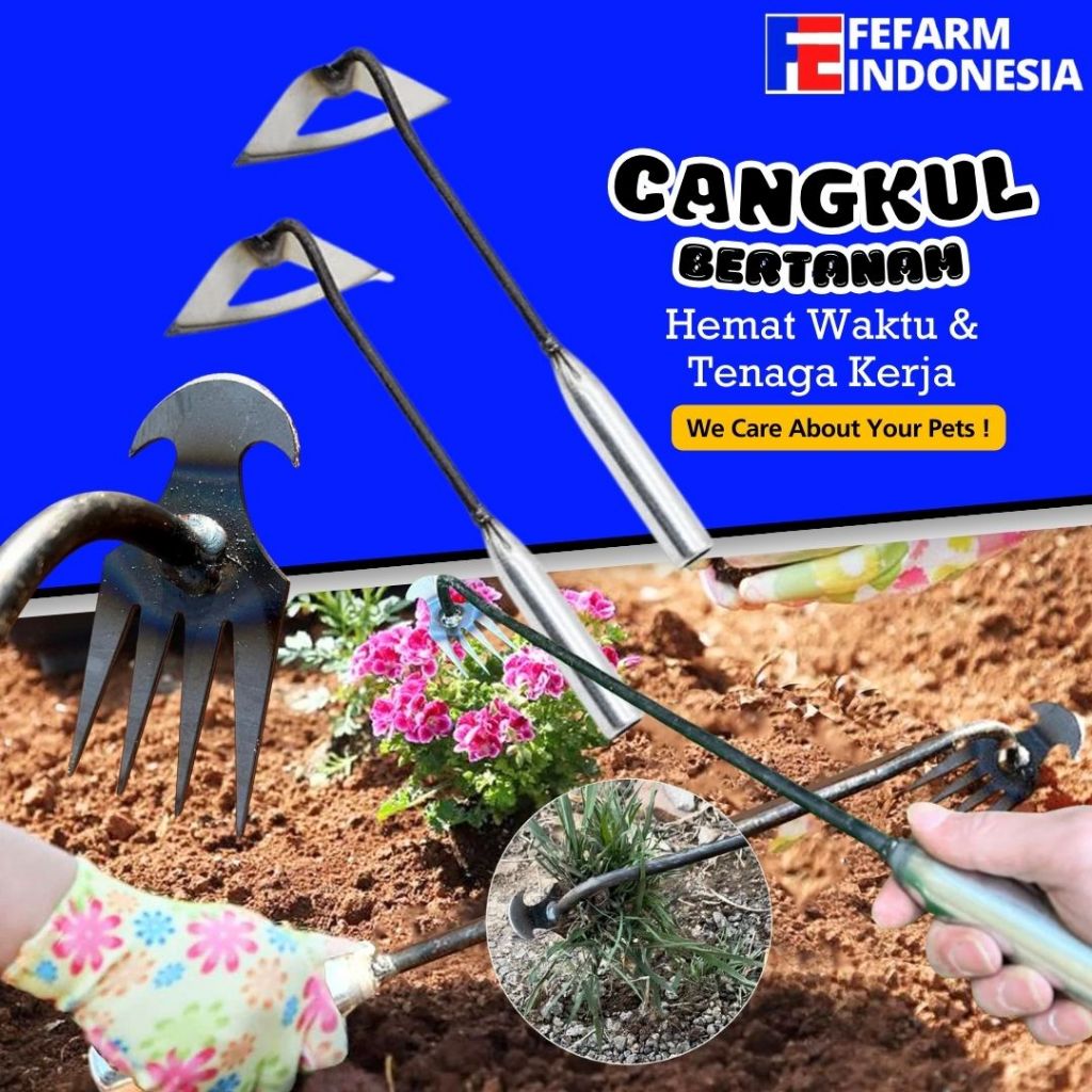 Jual Cangkul Kecil Berkebun Besi Dengan Pacul Garuk Gali Dan Tanah ...
