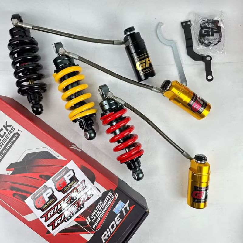 Jual monoshock tabung pisah Sonic 150 Supra GTR 150 Klik Fungsi RIDE IT | Shopee Indonesia