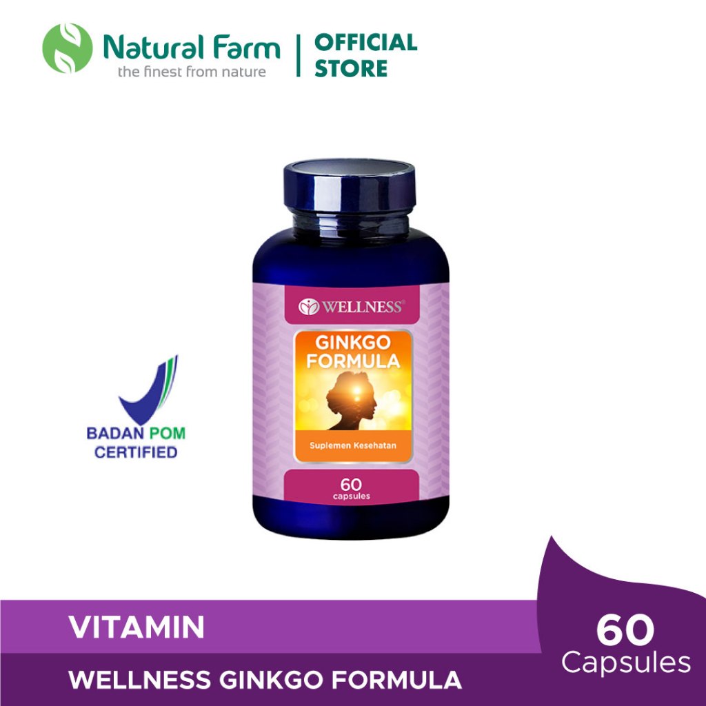 Jual Wellness Ginkgo Formula - 60 Capsules | Shopee Indonesia