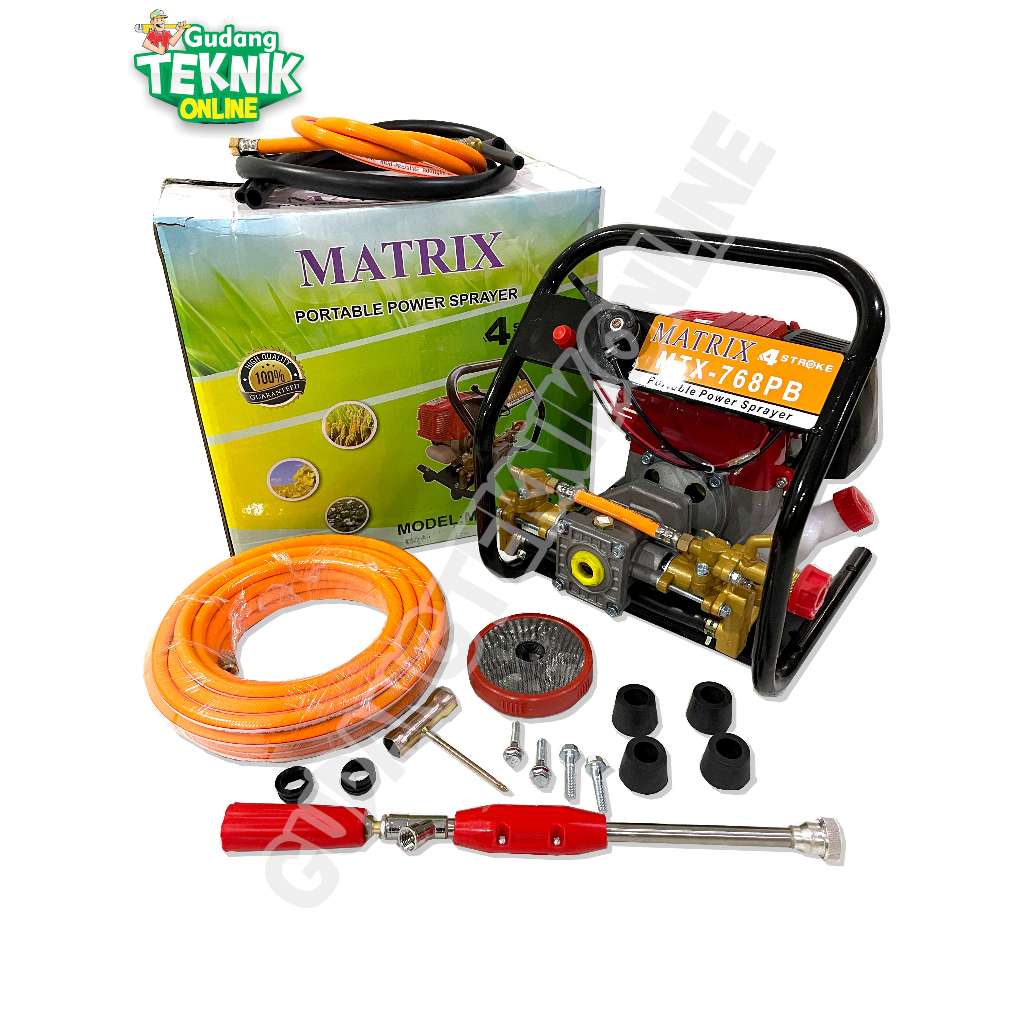Jual MATRIX Power Sprayer Portable MATRIX MTX-768A MTX-768B 2Tak 4Tak / Mesin Steam Spray Sprai ...