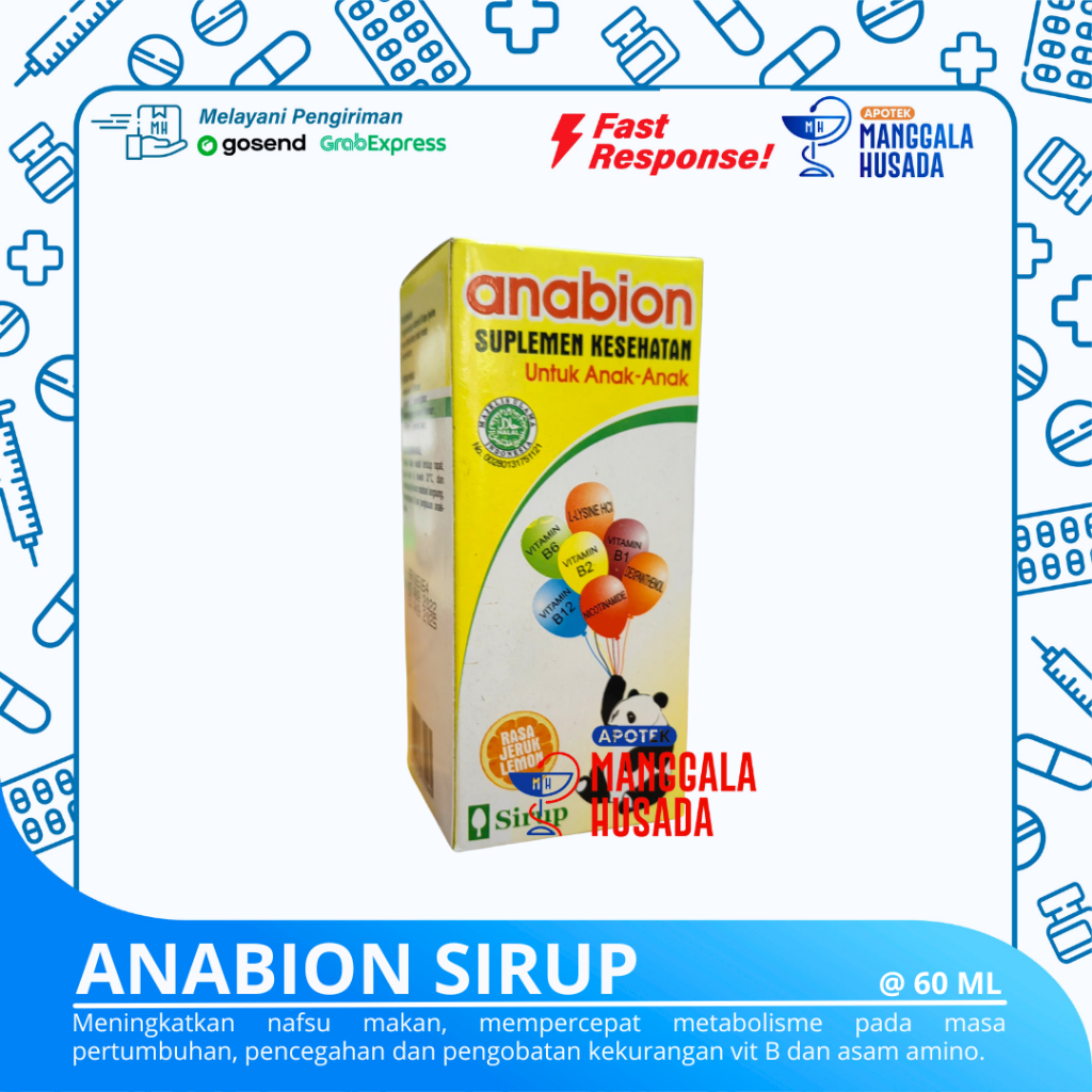 Jual ANABION SIRUP SUPLEMEN ANAK @ 60 ML | Shopee Indonesia