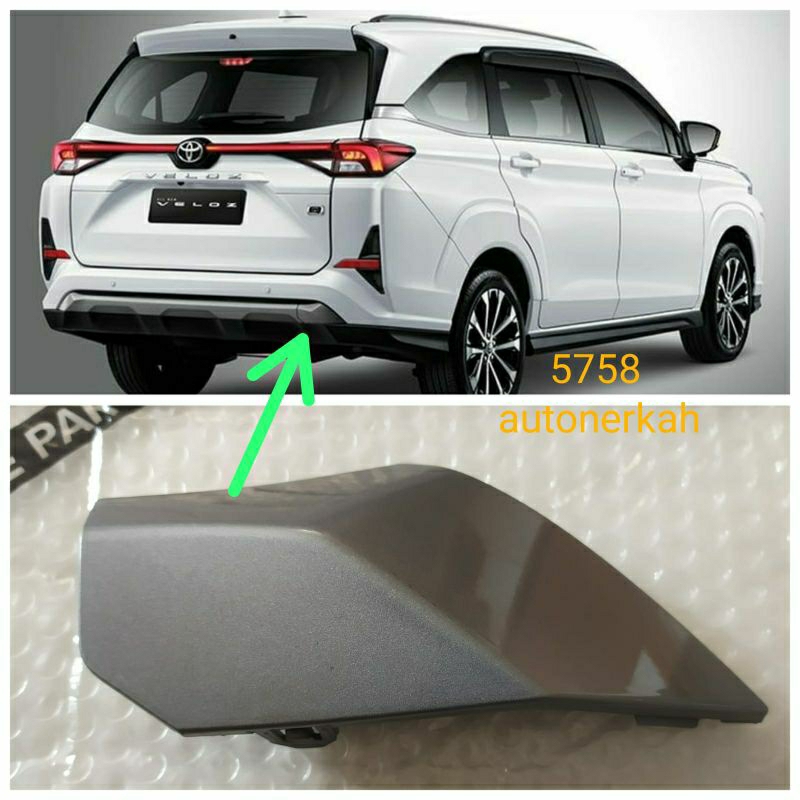Jual Tutup Derek Tutup Towing Belakang Toyota Veloz 2021 Original nomor ...