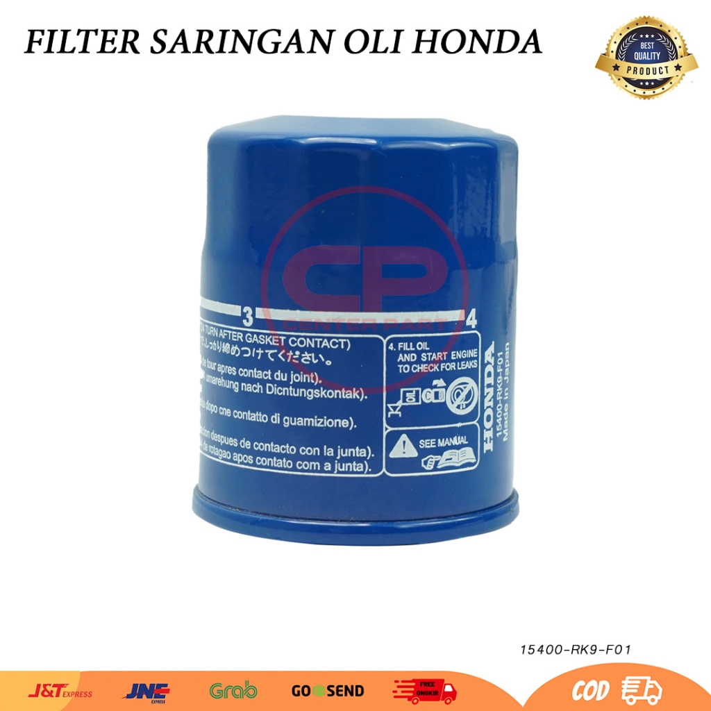 Jual filter oli saringan oli mobil honda accord city civic crv freed ...