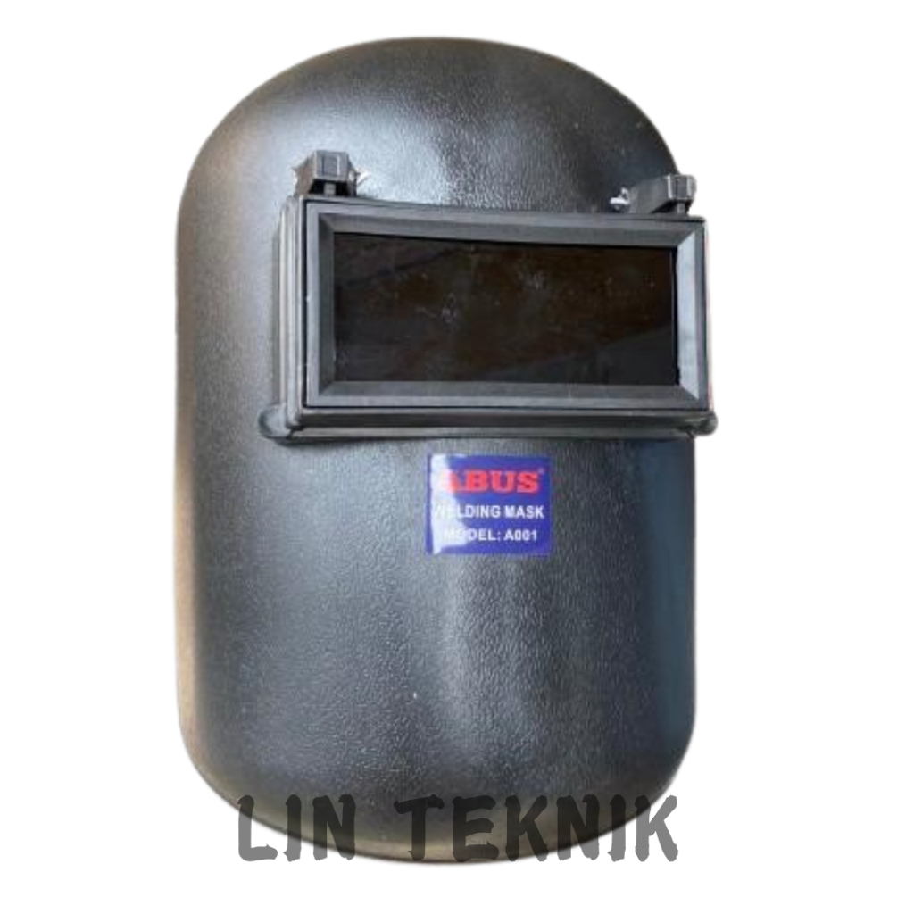 Jual Topeng Las Hitam Topi ABUS Kedok Las Face Shield Welding | Shopee ...